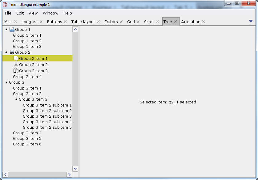 DlangUI - cross platform GUI library for D programming language - screenshots
